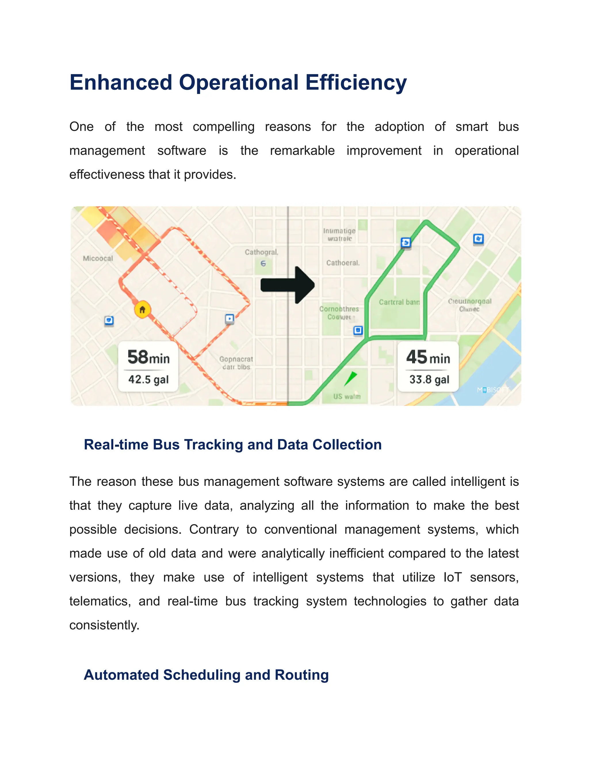 Improve bus services with advanced fleet management solutions. | PDF