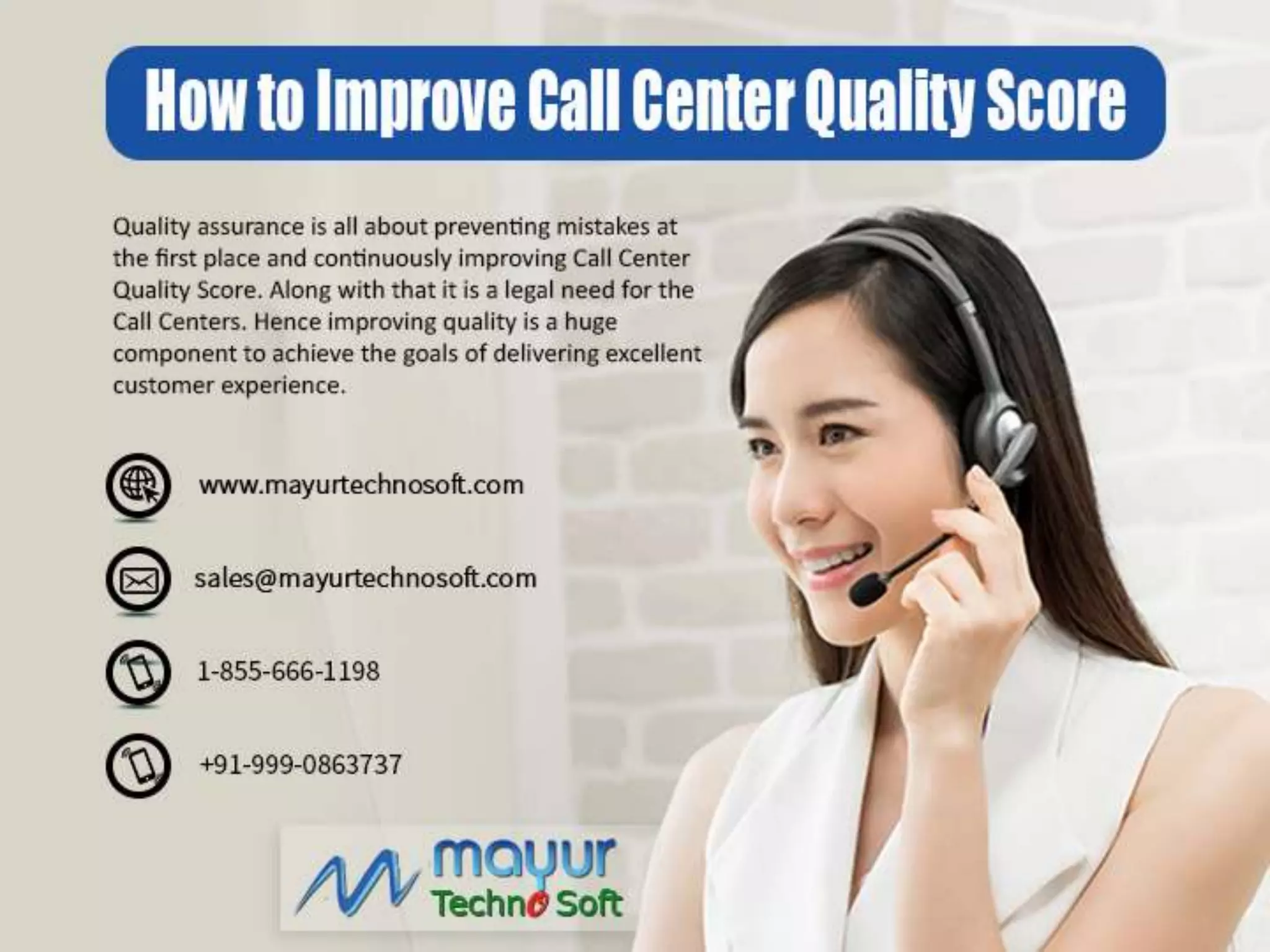7 Ideas to Improve Call Center Quality Score and Customer Service | PPTX