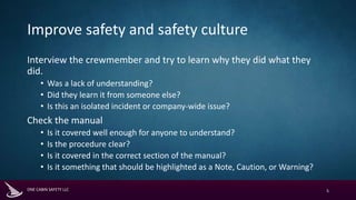 Improve crew performance and safety culture | PPT