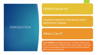Crispr/Cas 9 | PPTX