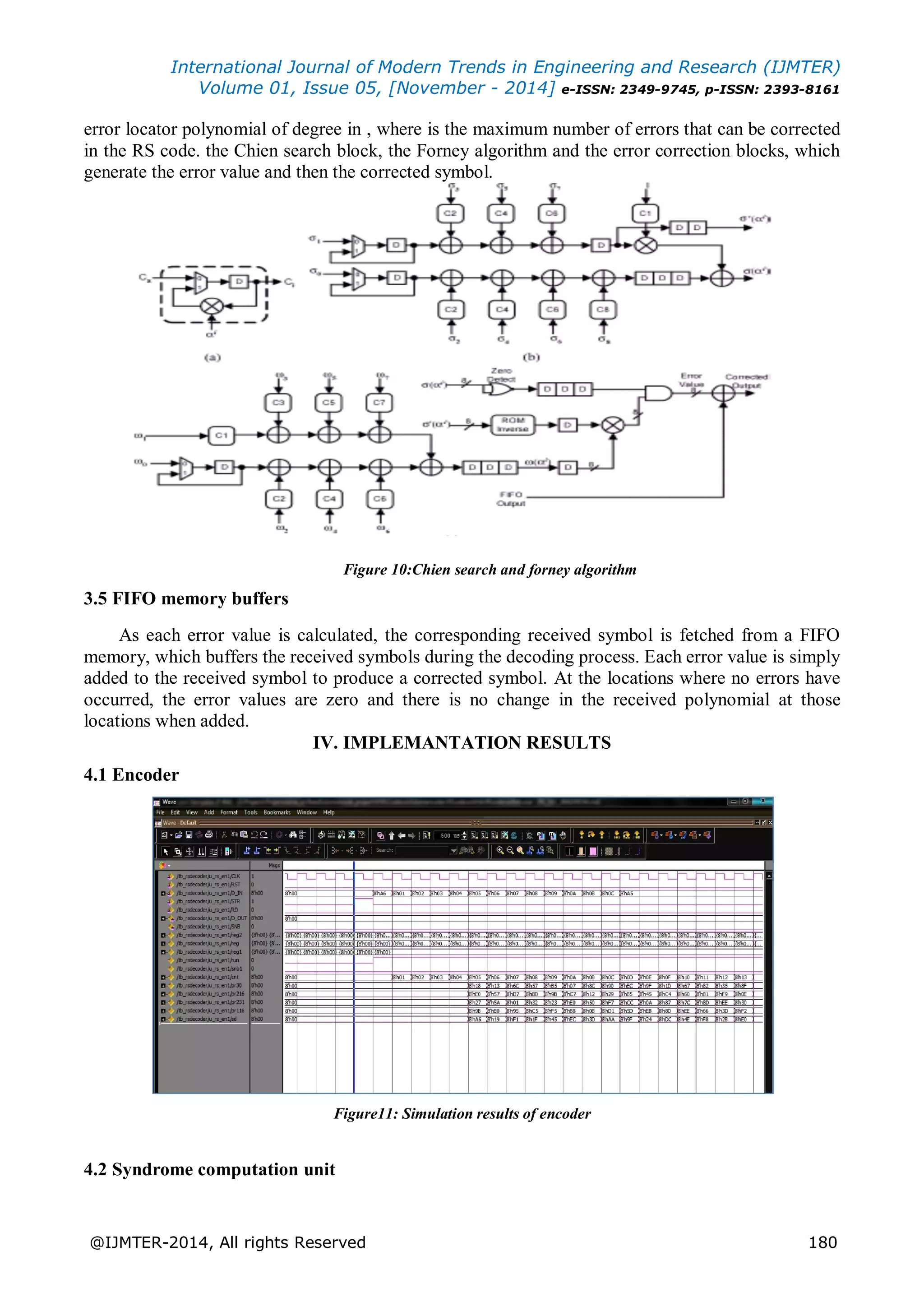 IMPROVED PERFORMANCE RS DECODER USING LCC DECODING BASED ON USC | PDF | Computer Software and ...