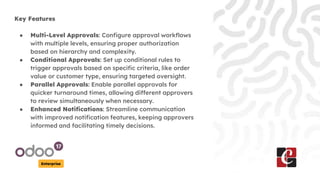 Improved Approval Flow in Odoo 17 Studio App | PPT