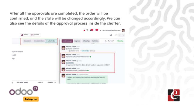 Improved Approval Flow in Odoo 17 Studio App | PPT