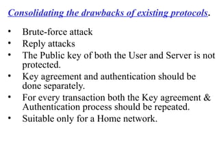 Improved authentication & key agreement protocol using elliptic curve cryptography | PPT