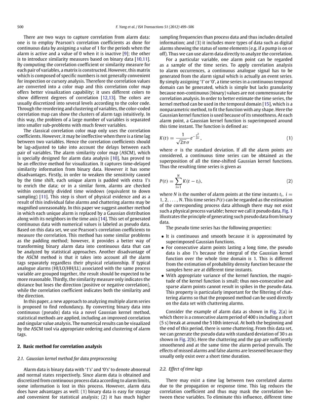 Improved Correlation Analysis And Visualization Of Industrial Alarm Data Pdf