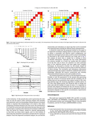 Improved correlation analysis and visualization of industrial alarm ...