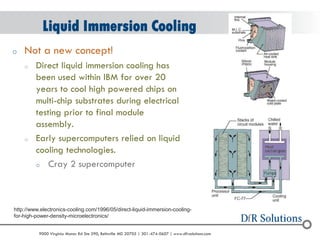 Improved efficiency & reliability for servers using immersion cooling ...