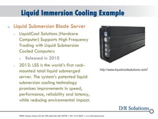 Improved efficiency & reliability for servers using immersion cooling ...