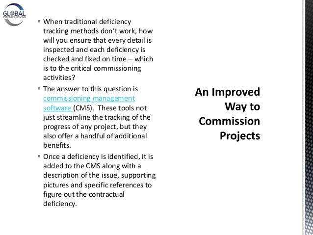 Improve Deficiency Tracking with Commissioning Software Tools.pptx