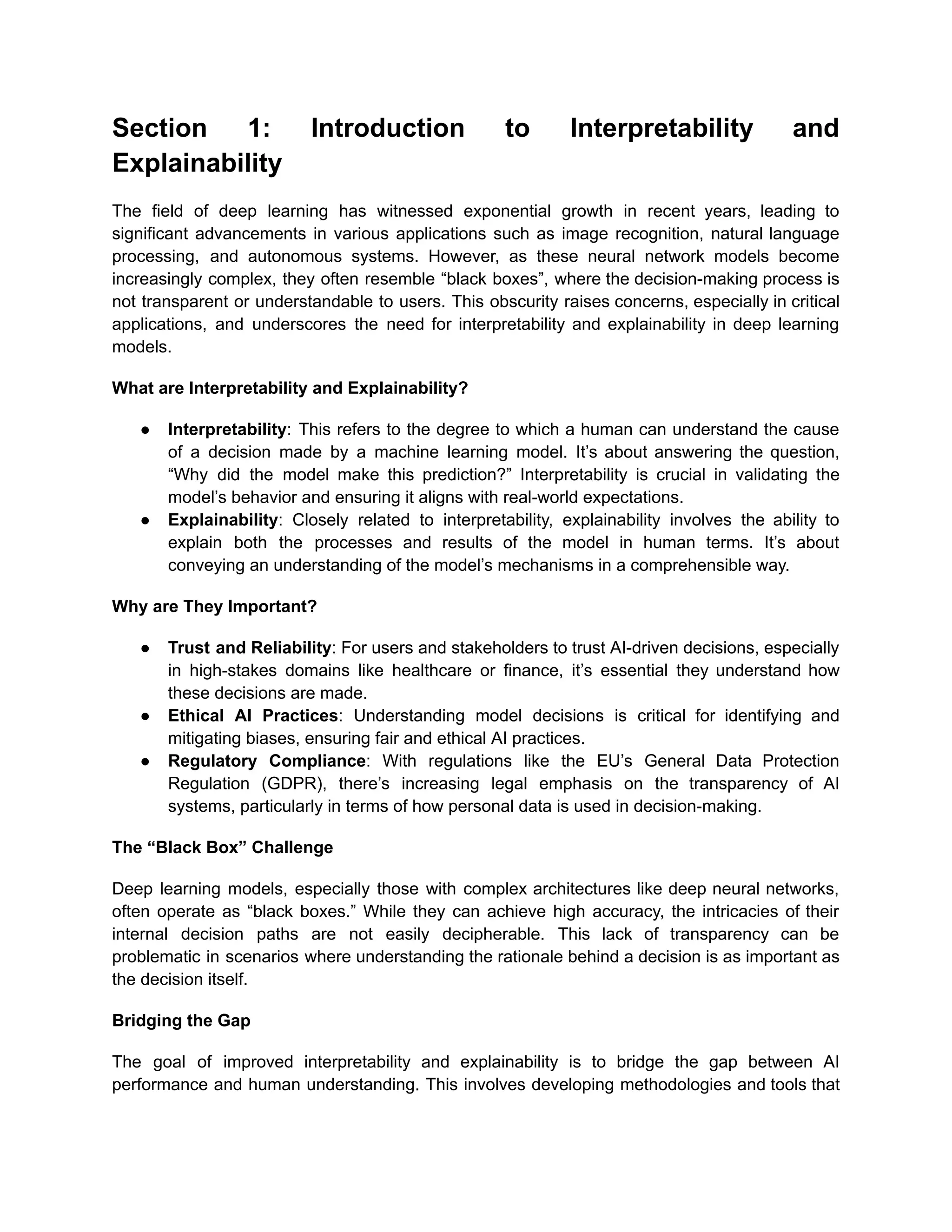 Improved Interpretability And Explainability Of Deep Learning Models Pdf