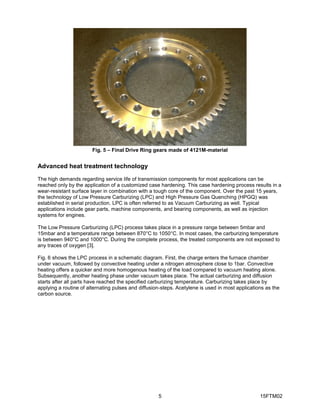 Improved Material and Enhanced Fatigue Resistance for Gear Components | PDF