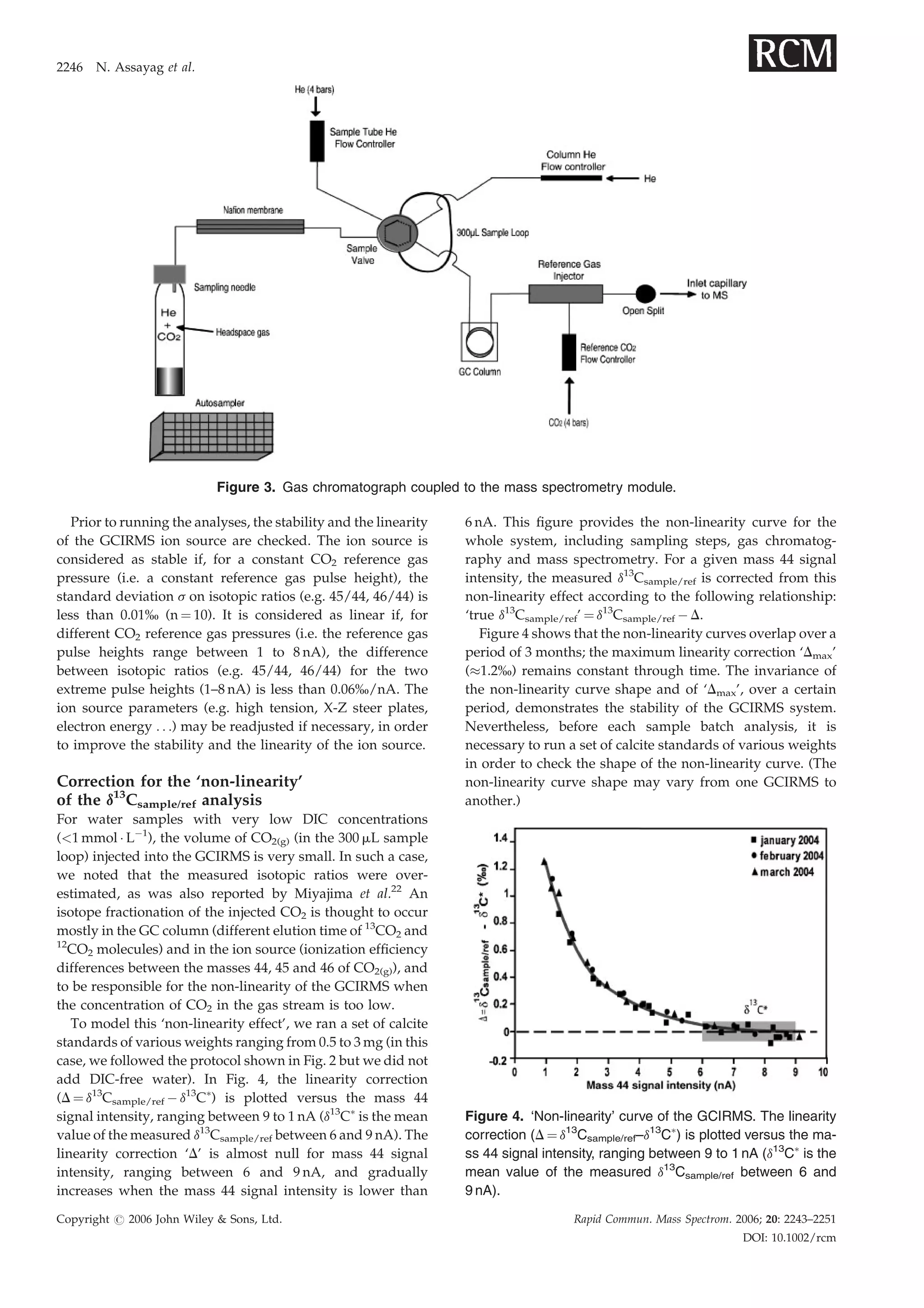 Improved method for analysis of dic in natural water samples | PDF | Chemistry | Science