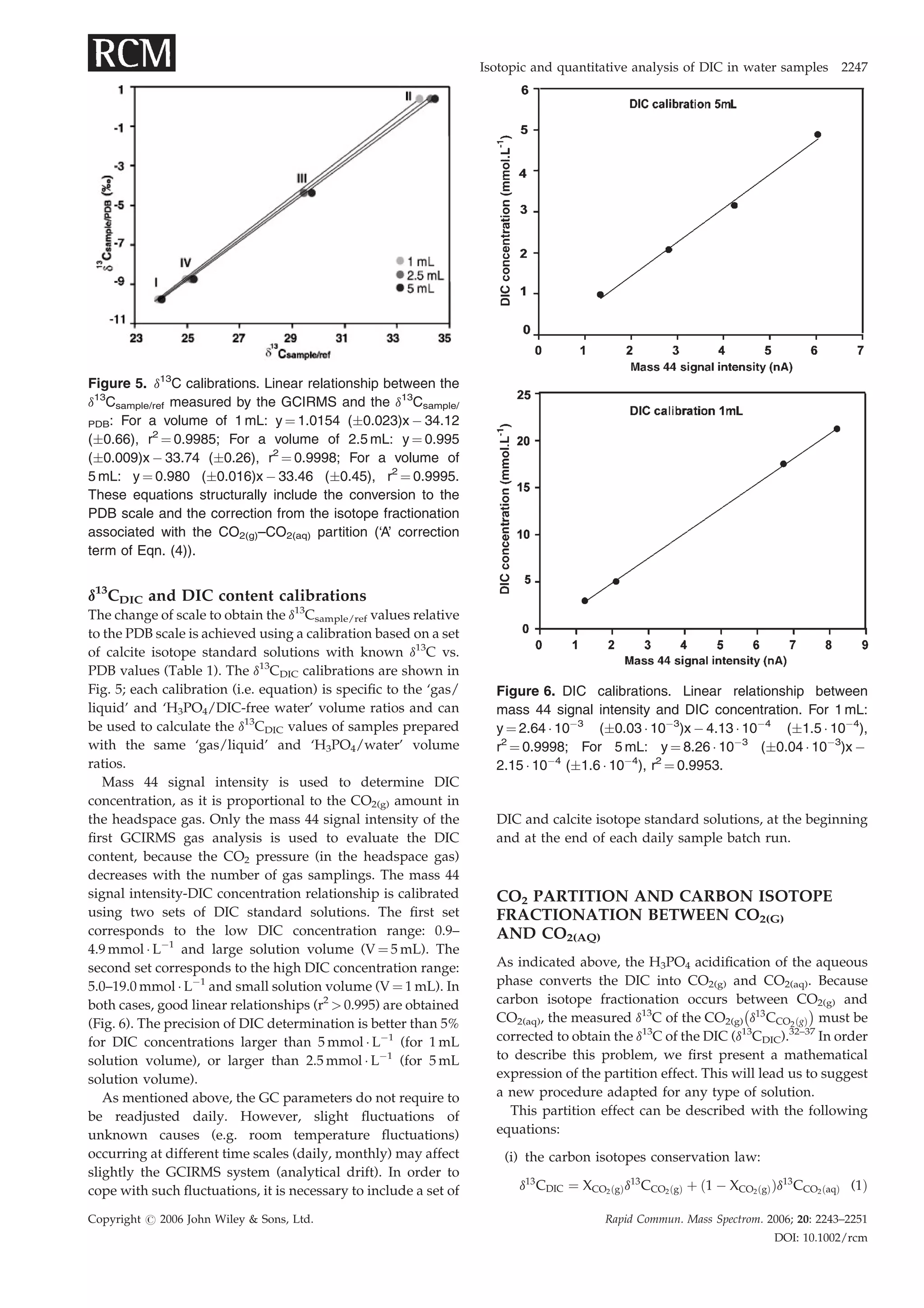 Improved method for analysis of dic in natural water samples | PDF ...