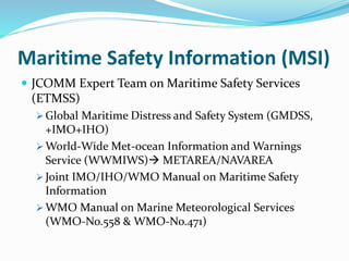 Improved Marine Meteorological Services | PPTX