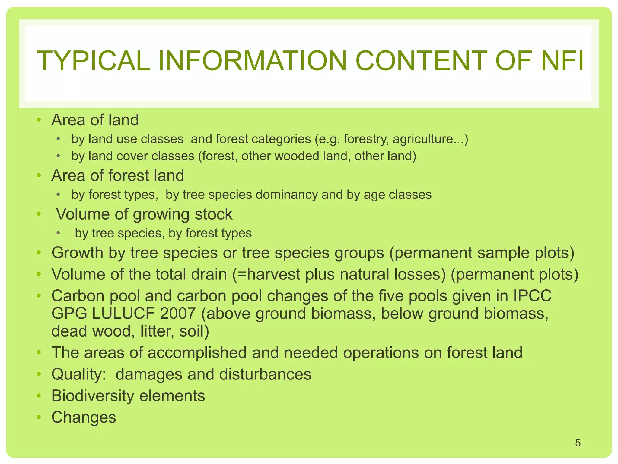 Improved National Forest Inventory Map sampling design | PDF