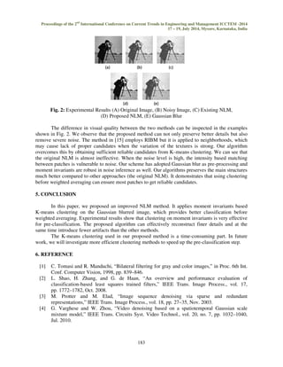 Improved nonlocal means based on pre classification and invariant block matching | PDF | Photo ...