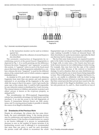 Improved Privacy-Preserving P2P Multimedia Distribution Based on Recombined Fingerprints | PDF