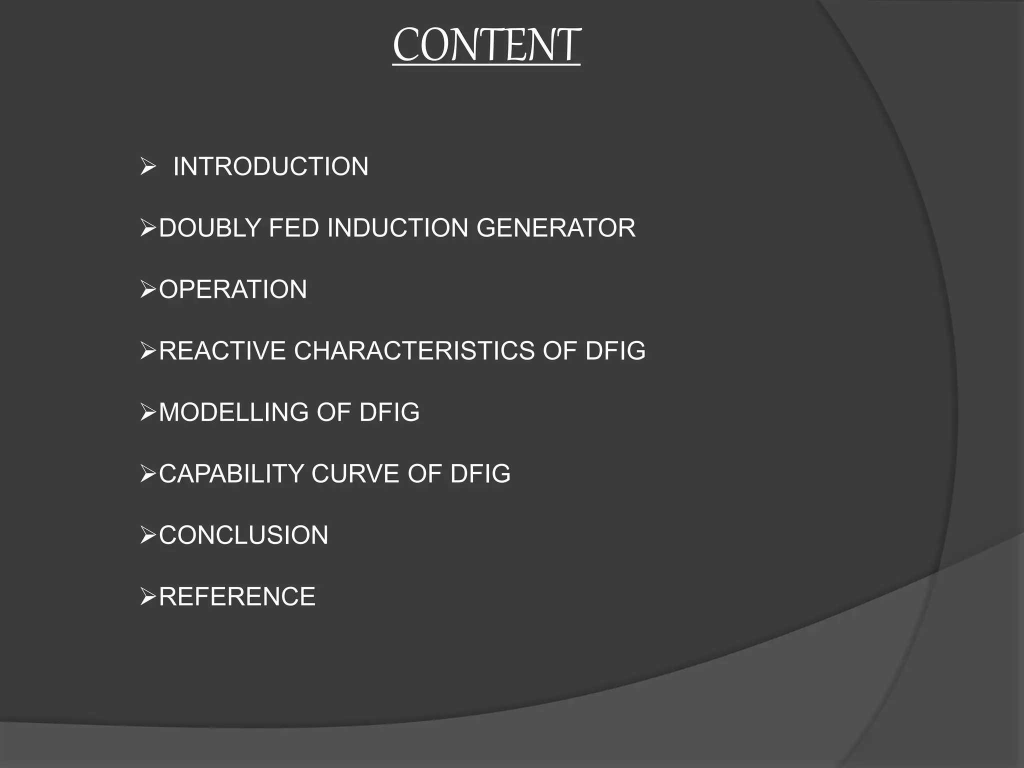 Improved Reactive Power Capability With Grid Connected Doubly Fed