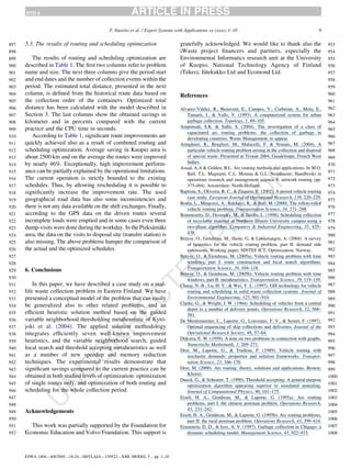Improved Route Planning And Scheduling Of Waste Collection And ...