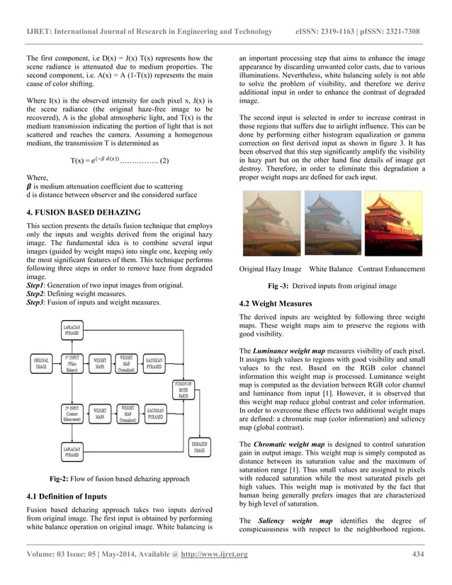 Improved single image dehazing by fusion | PDF