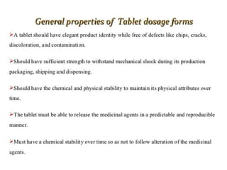 Improved tablet production | PPTX