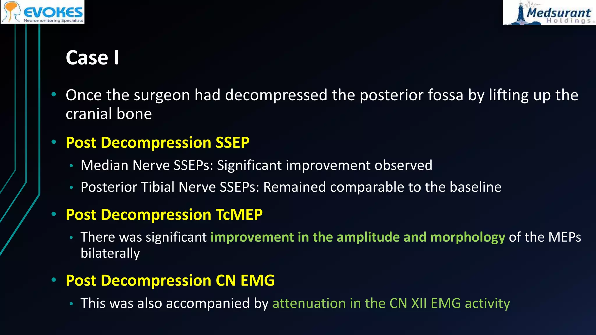 Improved transcranial motor evoked potentials after craniovertebral ...