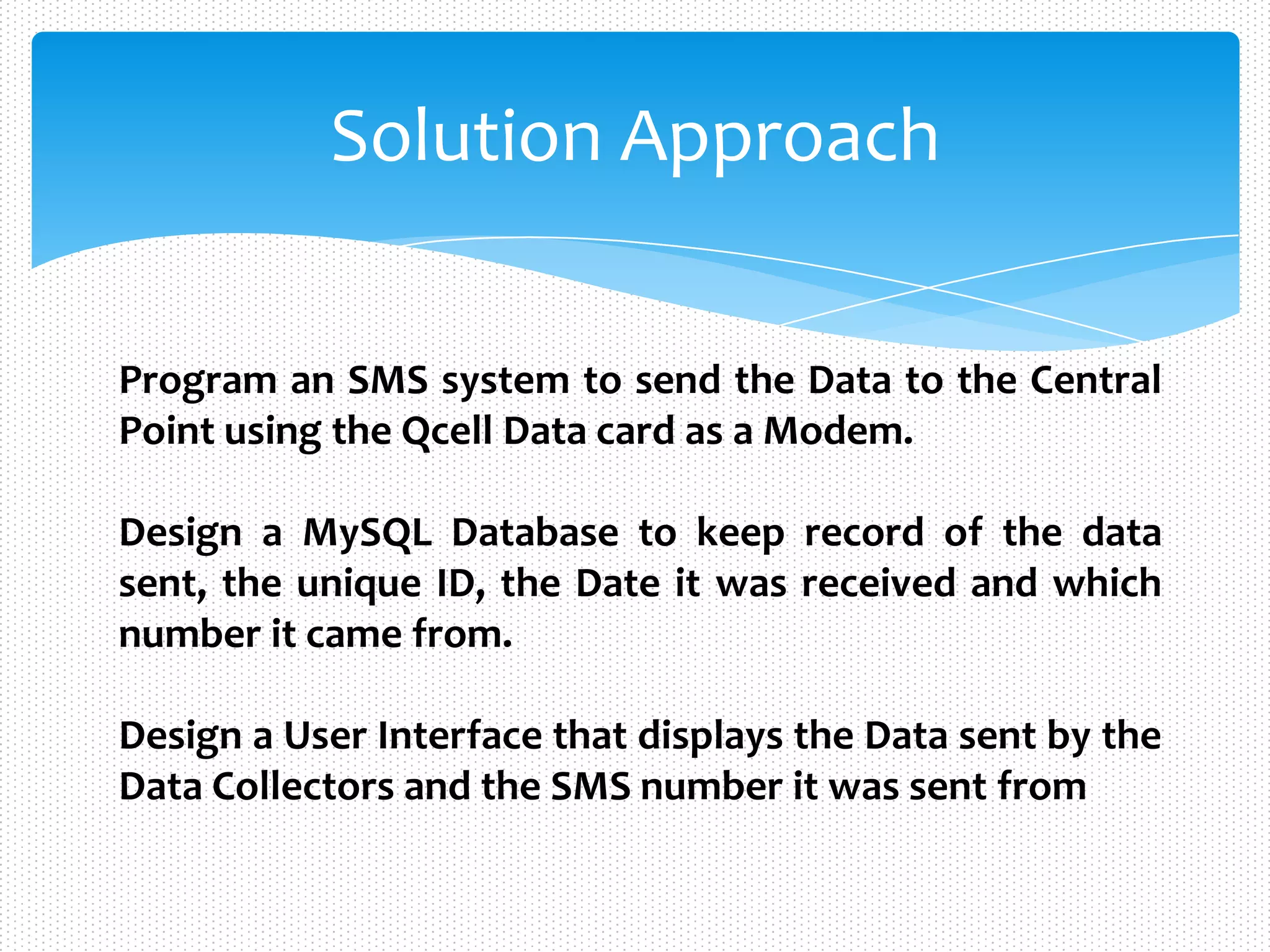 Improved weather data collection & transmission | PPT