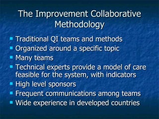 Improvement Collaboratives | PPT