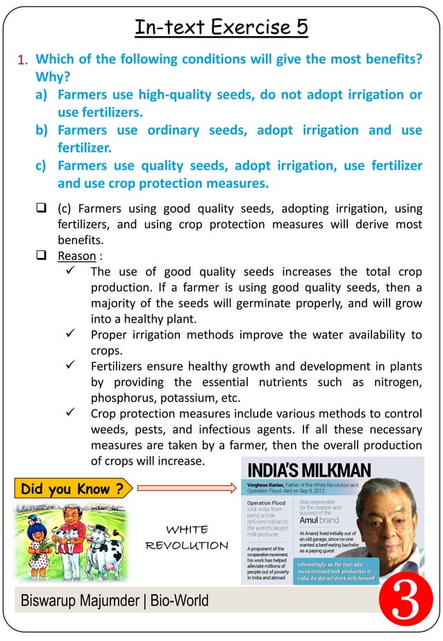 NCERT Solutions | Class IX | Science (Biology) | Chapter 15 ...