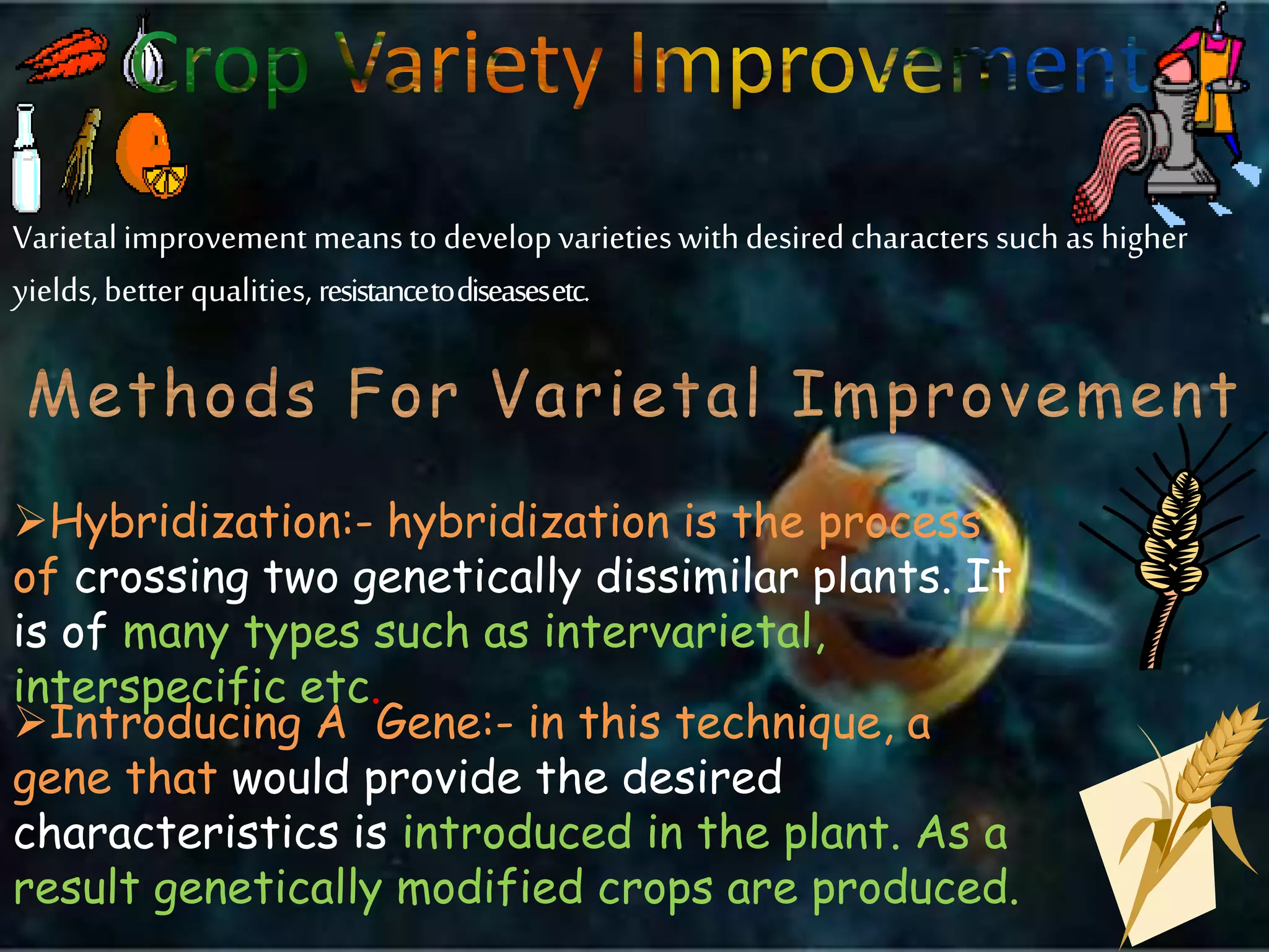IMPROVEMENT IN FOOD RESOURCES CLASS9 | PPTX