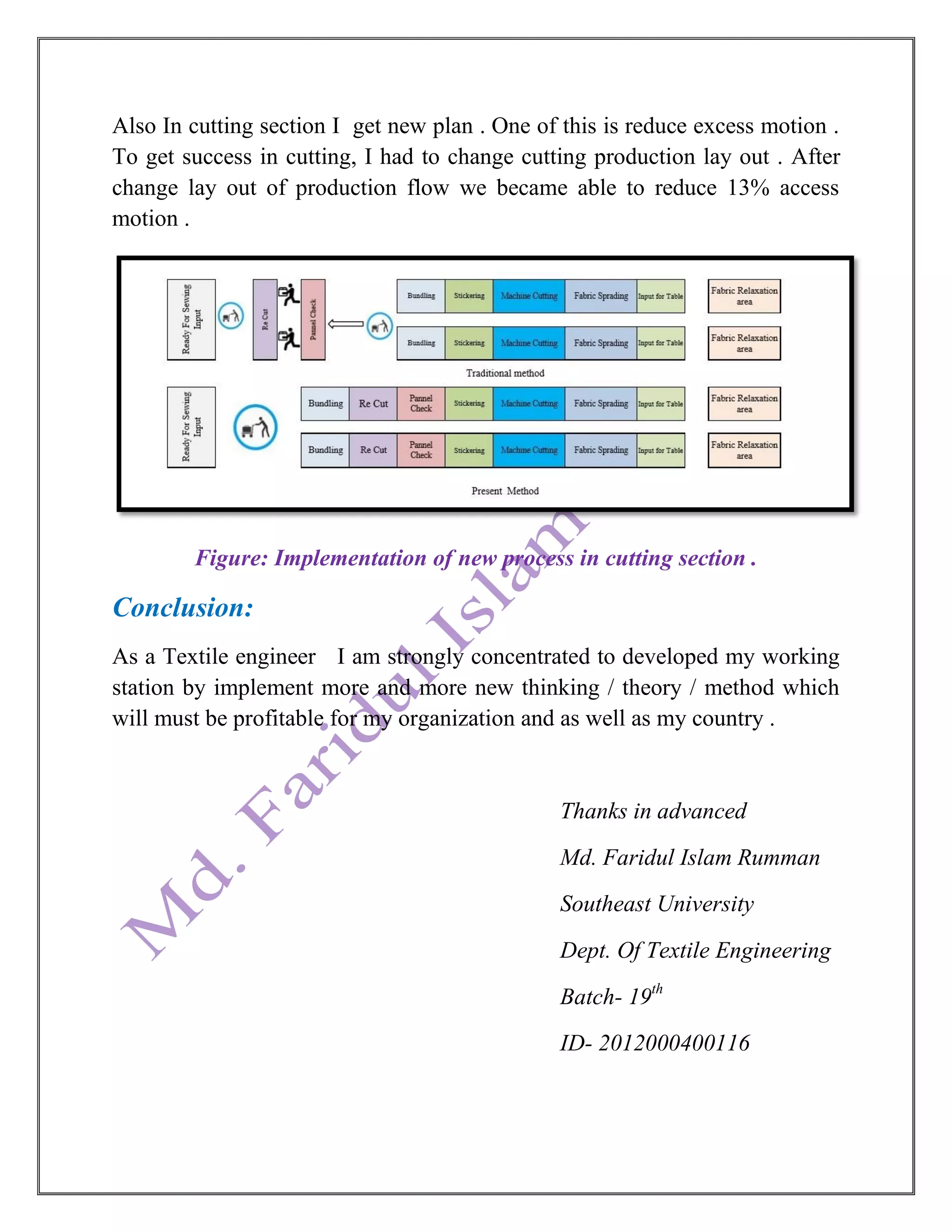 Improvement in garments printing | PDF