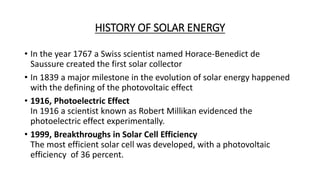 Improvement in solar panel efficiency using solar concentation | PPT
