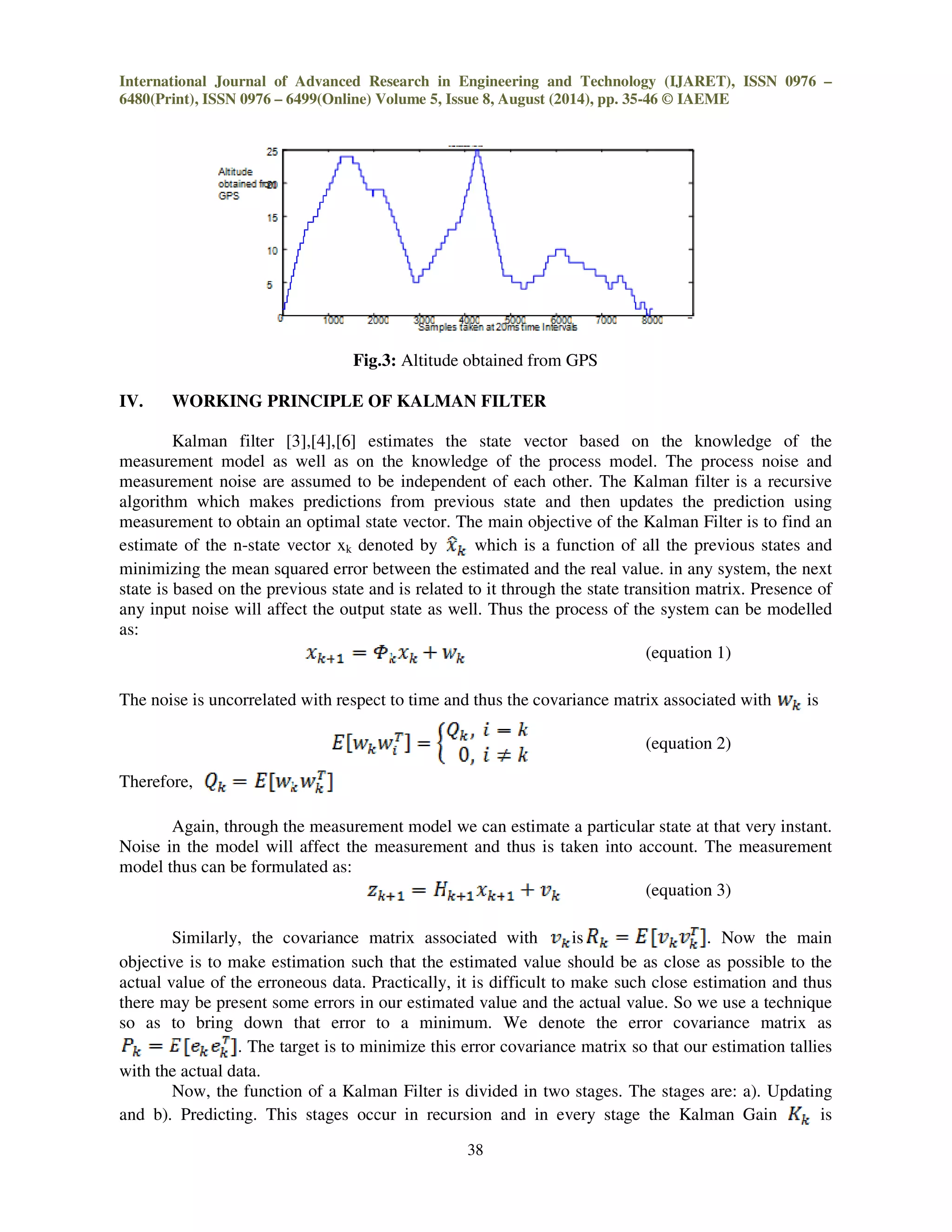 Improvement of accuracy in aircraft navigation by data fusion technique | PDF