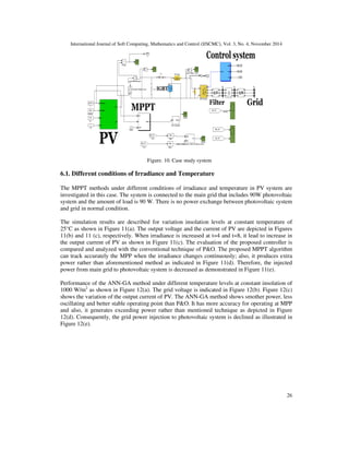 Improvement of grid connected photovoltaic system using artificial neural network and genetic ...
