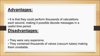 Improvement of hardware in computer generation | PPT