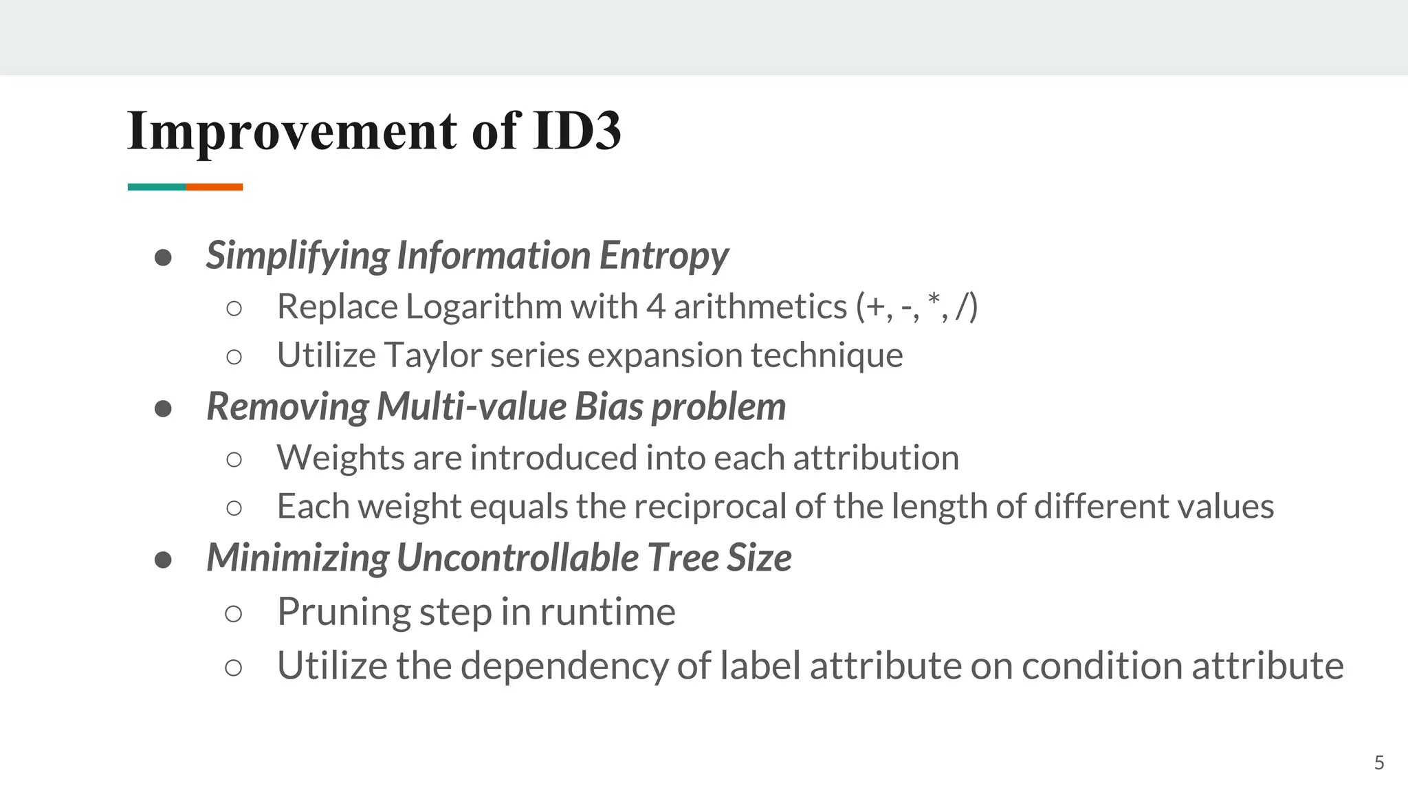 Improvement Of Id3 Algorithm Based On Simplified Information Entropy And Coordination Degree Ppt