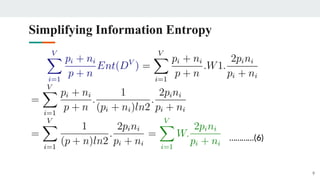 Improvement of id3 algorithm based on simplified information entropy and coordination degree | PPT