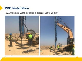 Improvement of soft soil using Prefabricated Vertical Drains (PVD) | PPT | Free Download