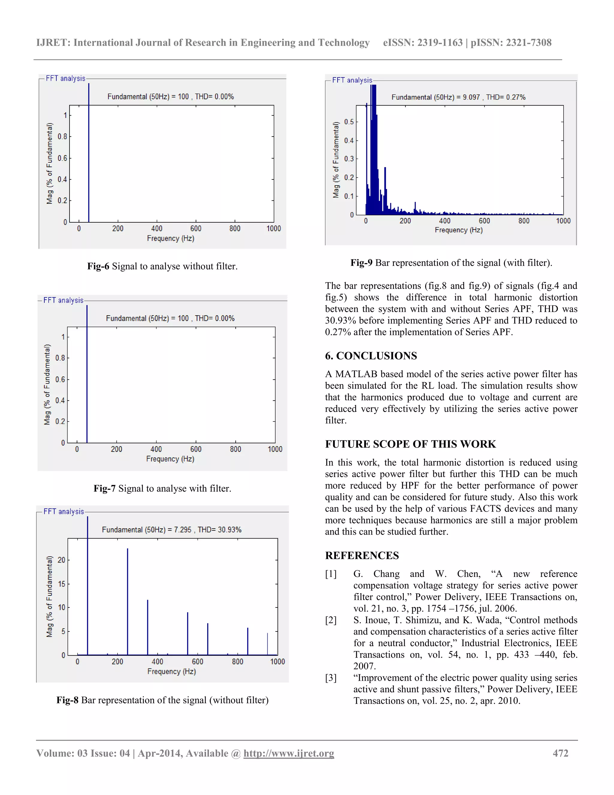 Improvement of power quality using series active power filter | PDF