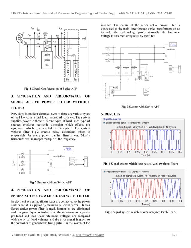 Improvement of power quality using series active power filter | PDF