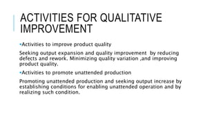 TPM-Improvement of production efficiency | PPTX