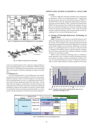 Improvement of refractory in nippon steel | PDF
