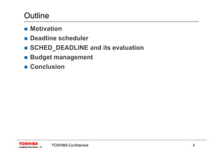 Improvement of Scheduling Granularity for Deadline Scheduler | PDF