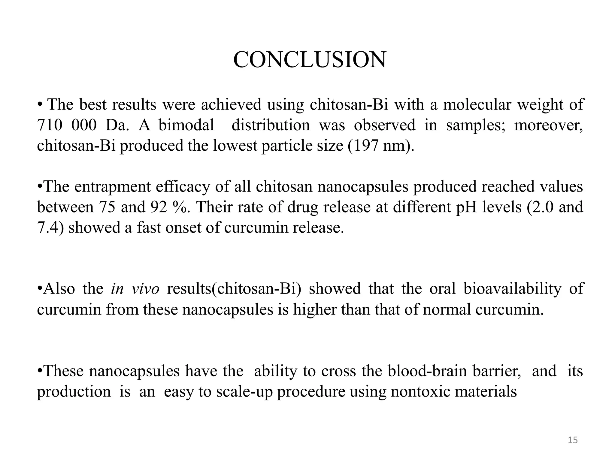 Improvement of solubility and oral bioavailability of curcumin | PPTX