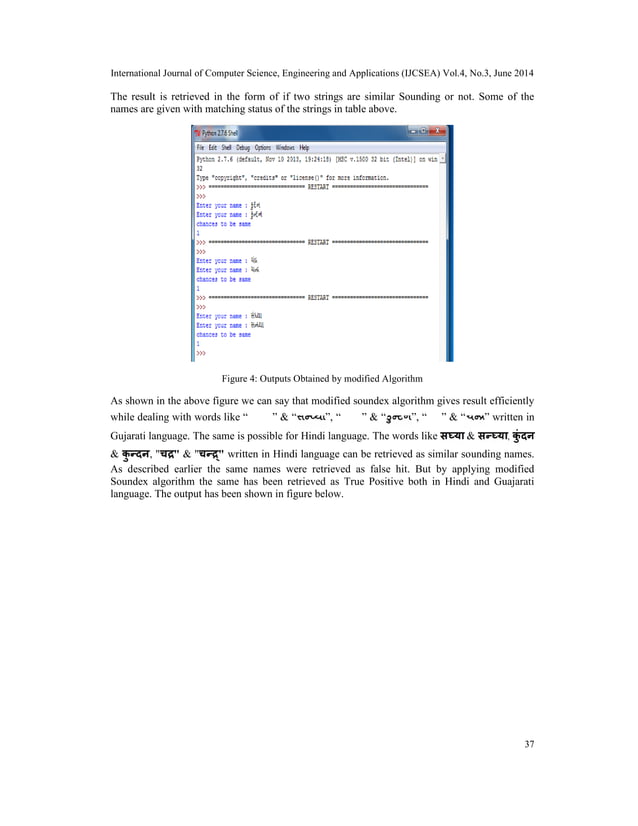 Improvement Of Soundex Algorithm For Indian Language Based On Phonetic Matching Pdf