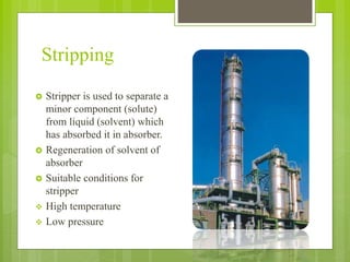 Improvement of stripping index of catacarb system at | PPTX