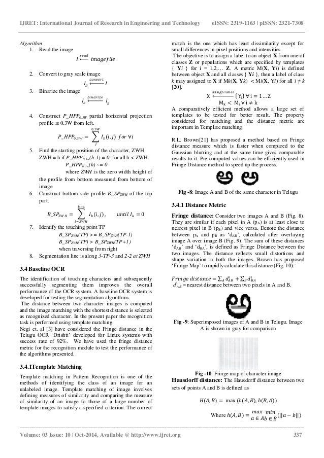 Improvement Of Telugu Ocr By Segmentation Of Touching Characters