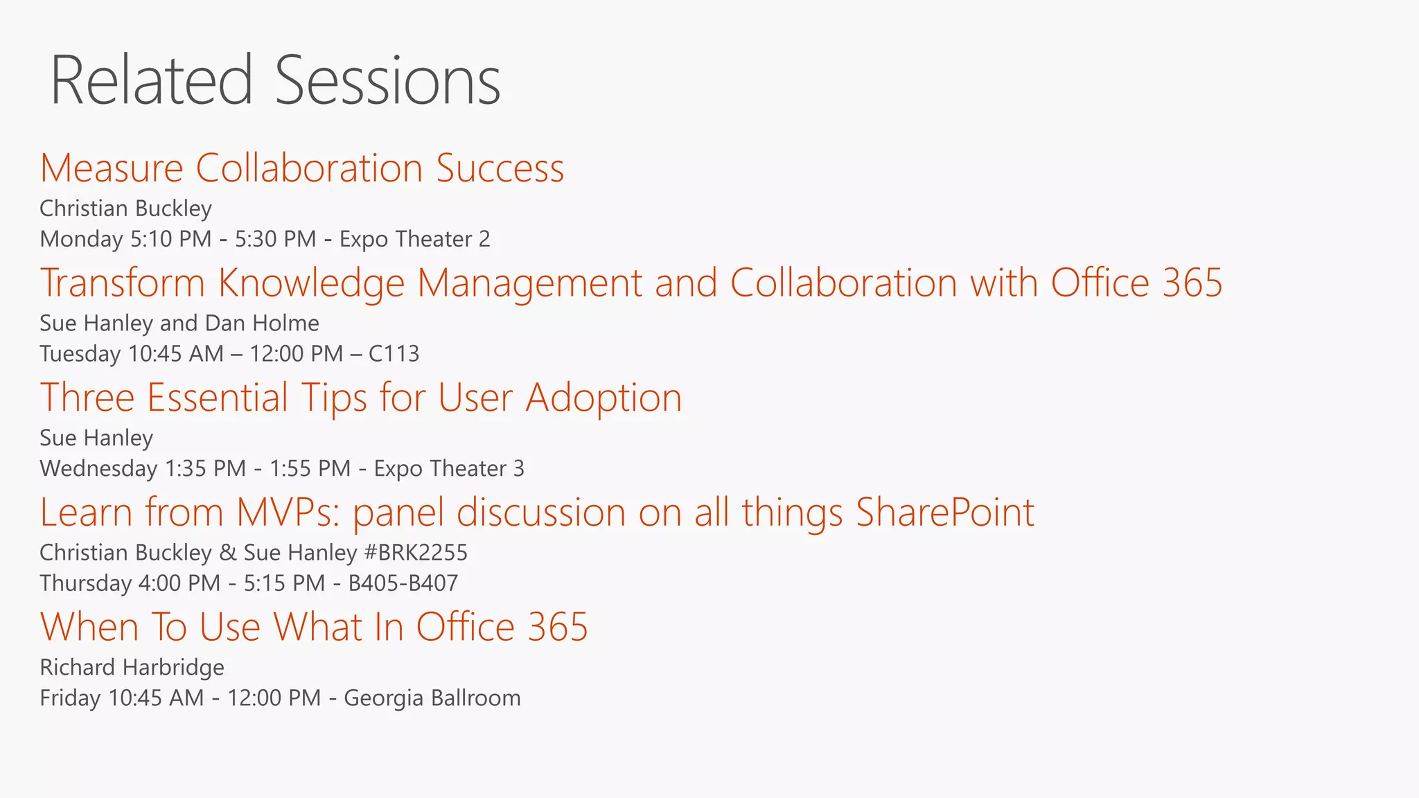 Improve Office 365 Adoption Top 10 ways #msignite | PPTX