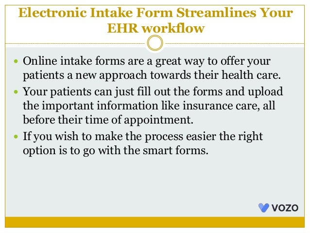 Improve Patient Intake Process | PPTX