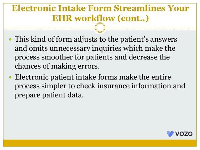 Improve Patient Intake Process | PPTX